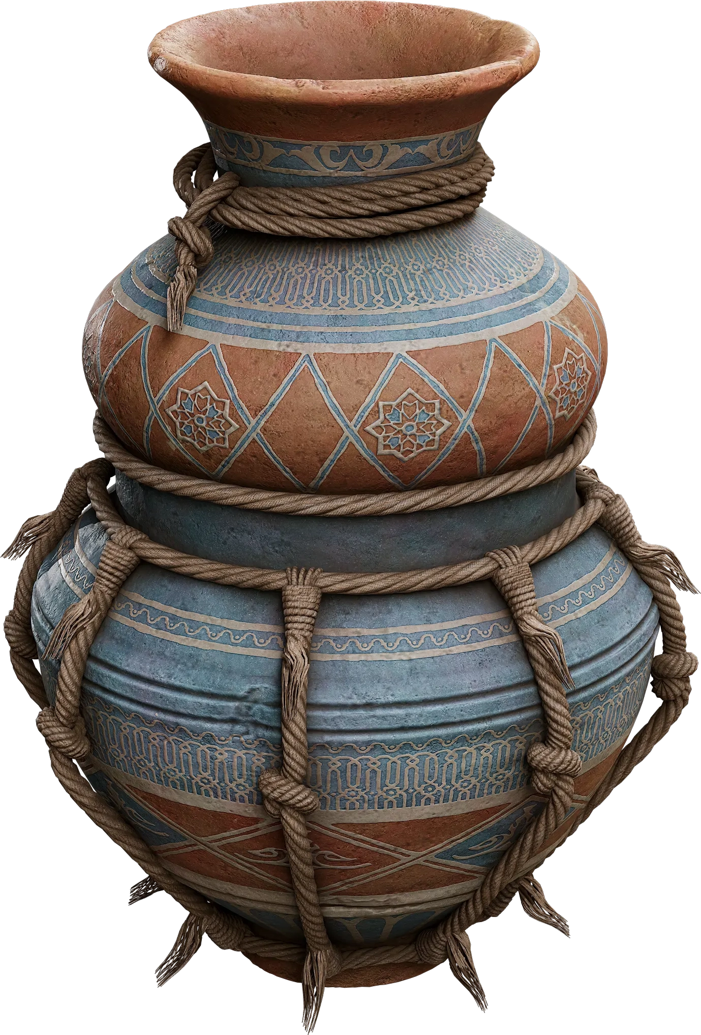 Colorful Ethnic Clay Pot | Cosmos by Leartes