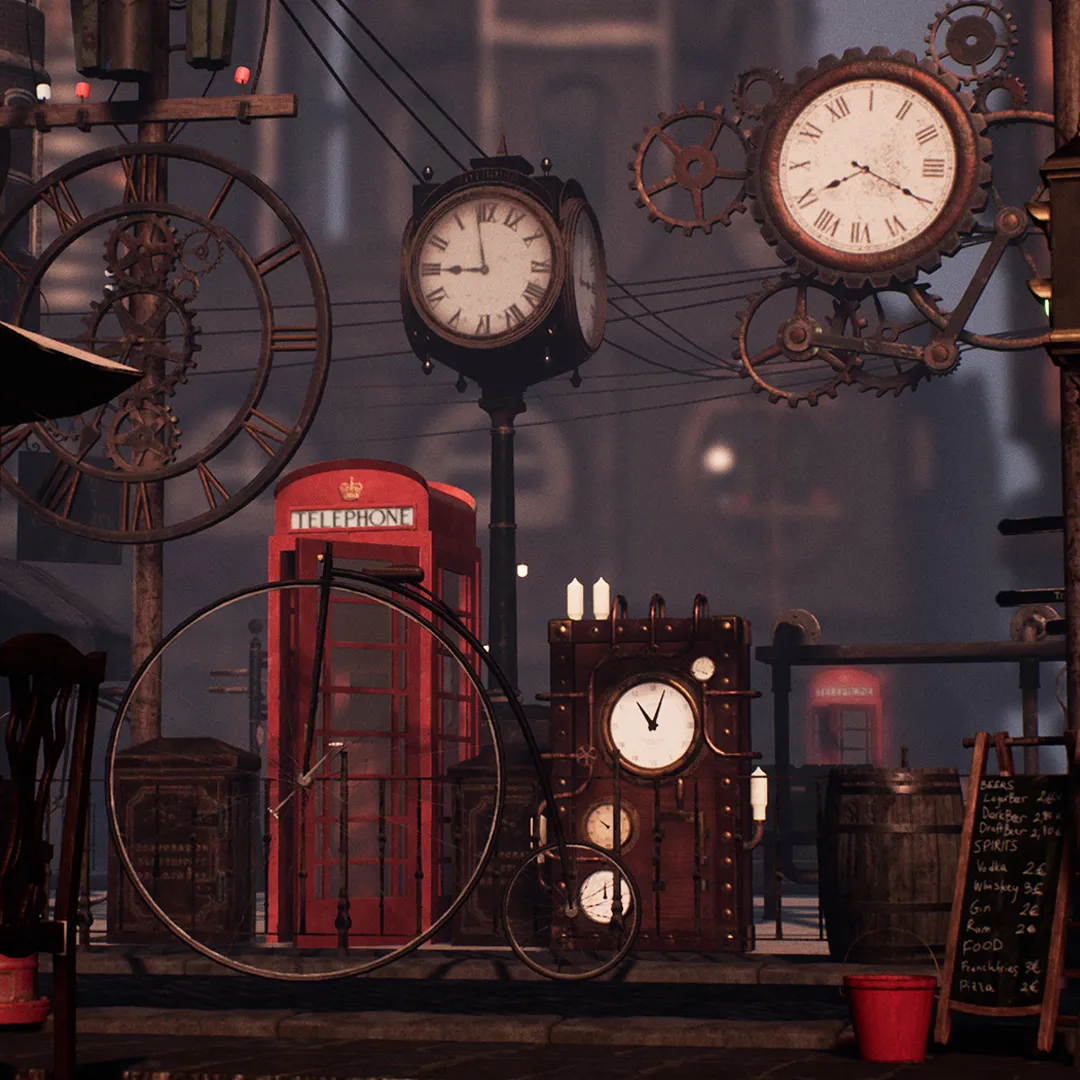 Steampunk/Victorian Props Set | Cosmos by Leartes