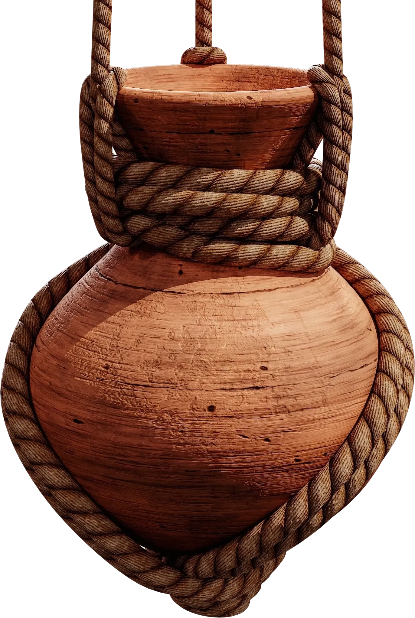 Hanging Clay Pot | Cosmos by Leartes