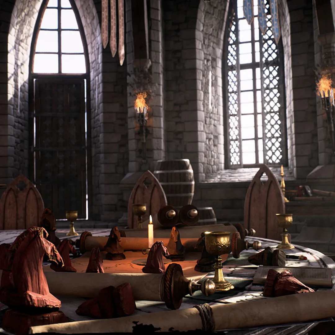 Medieval Castle Interior | Cosmos by Leartes Studios