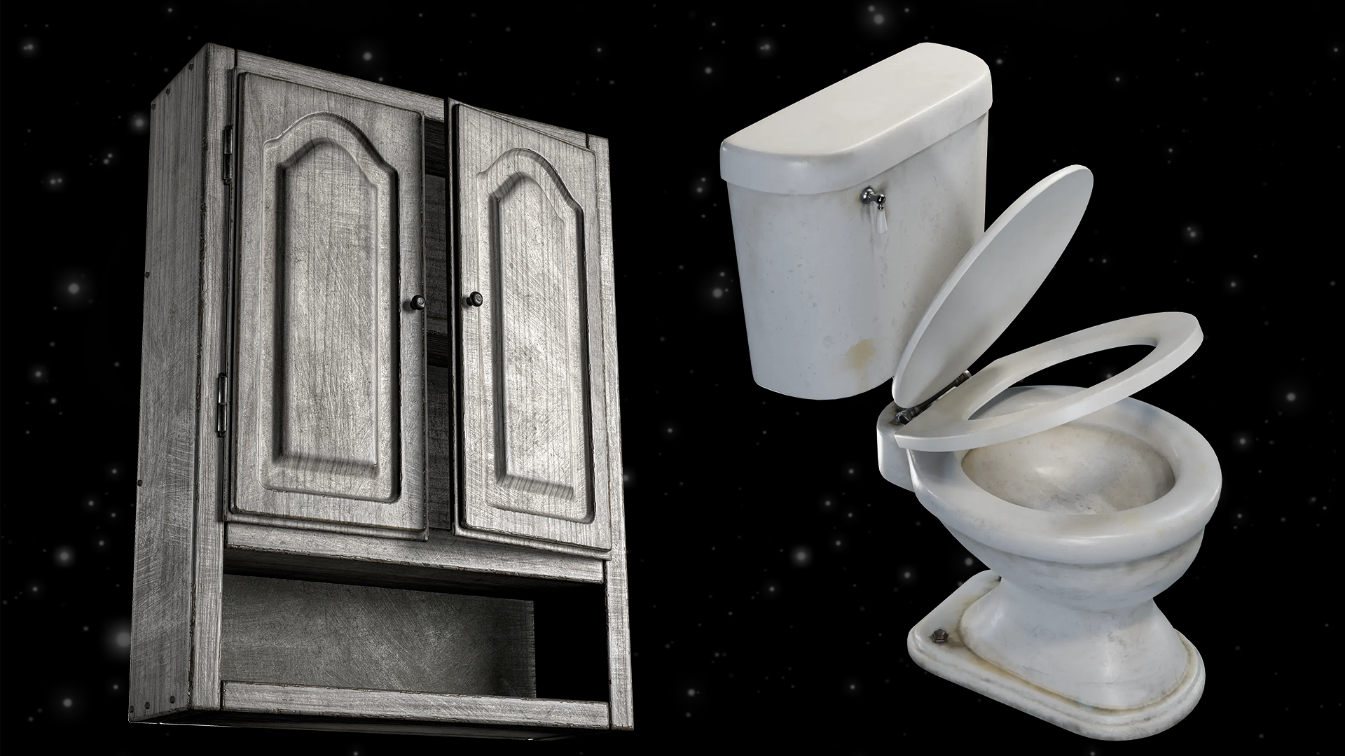 Warzone Bathroom Props | Cosmos by Leartes