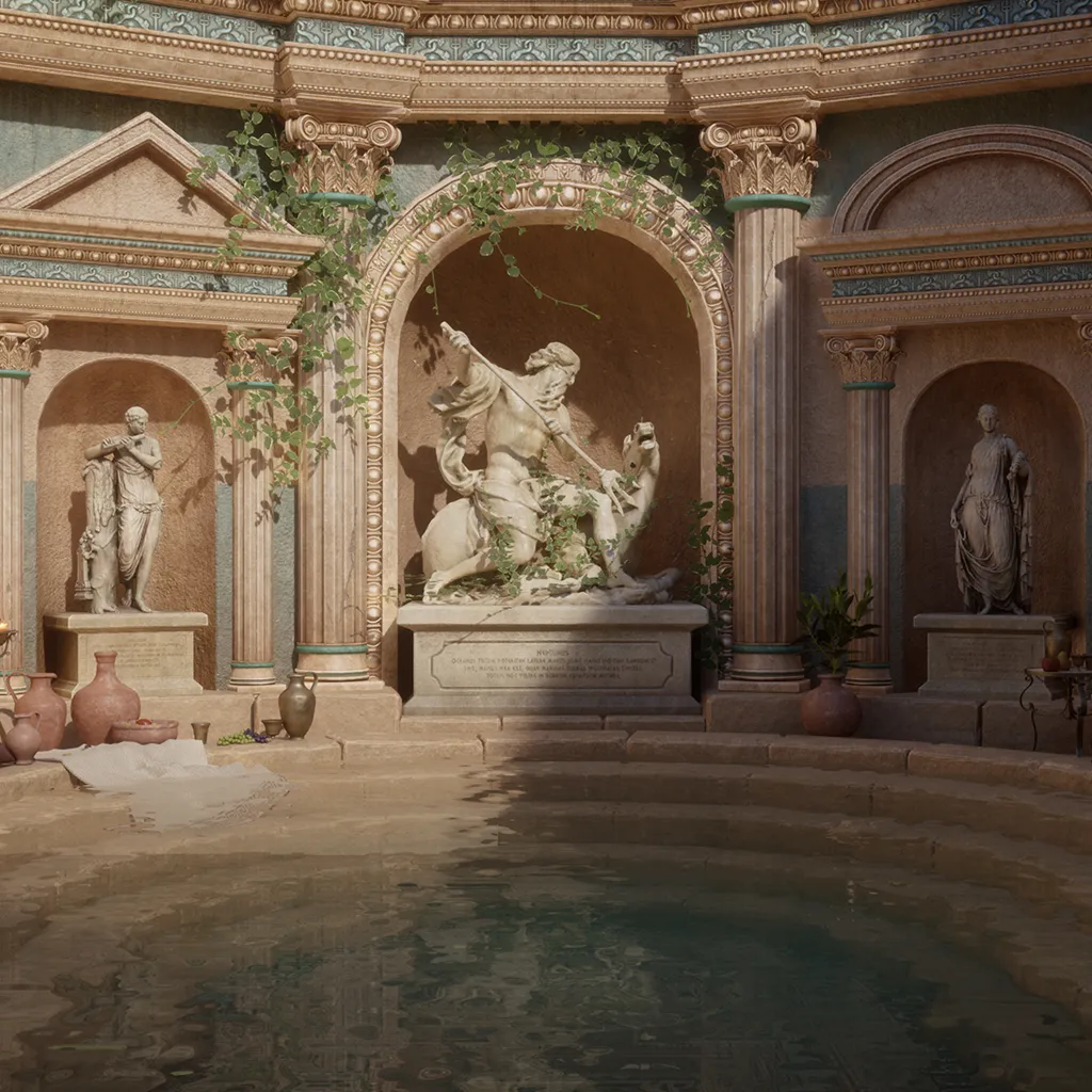 Neptune's Roman Bath | Cosmos by Leartes