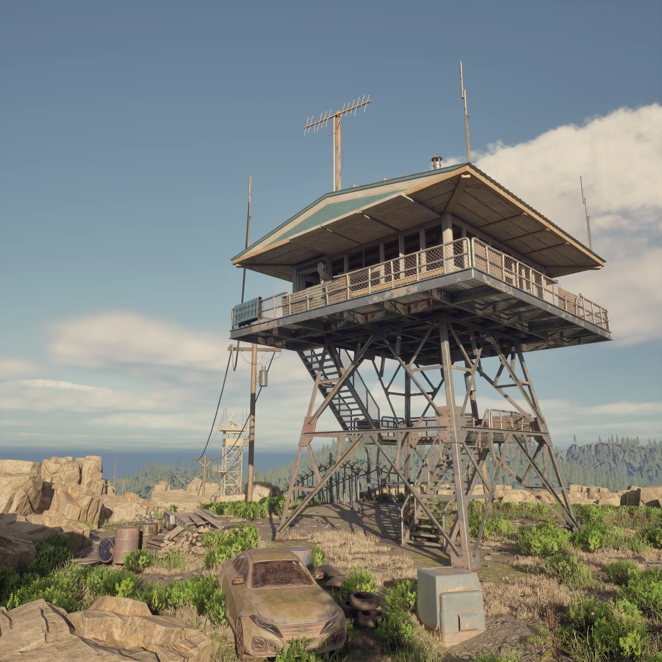 Fire Watch Tower Environment | Cosmos by Leartes