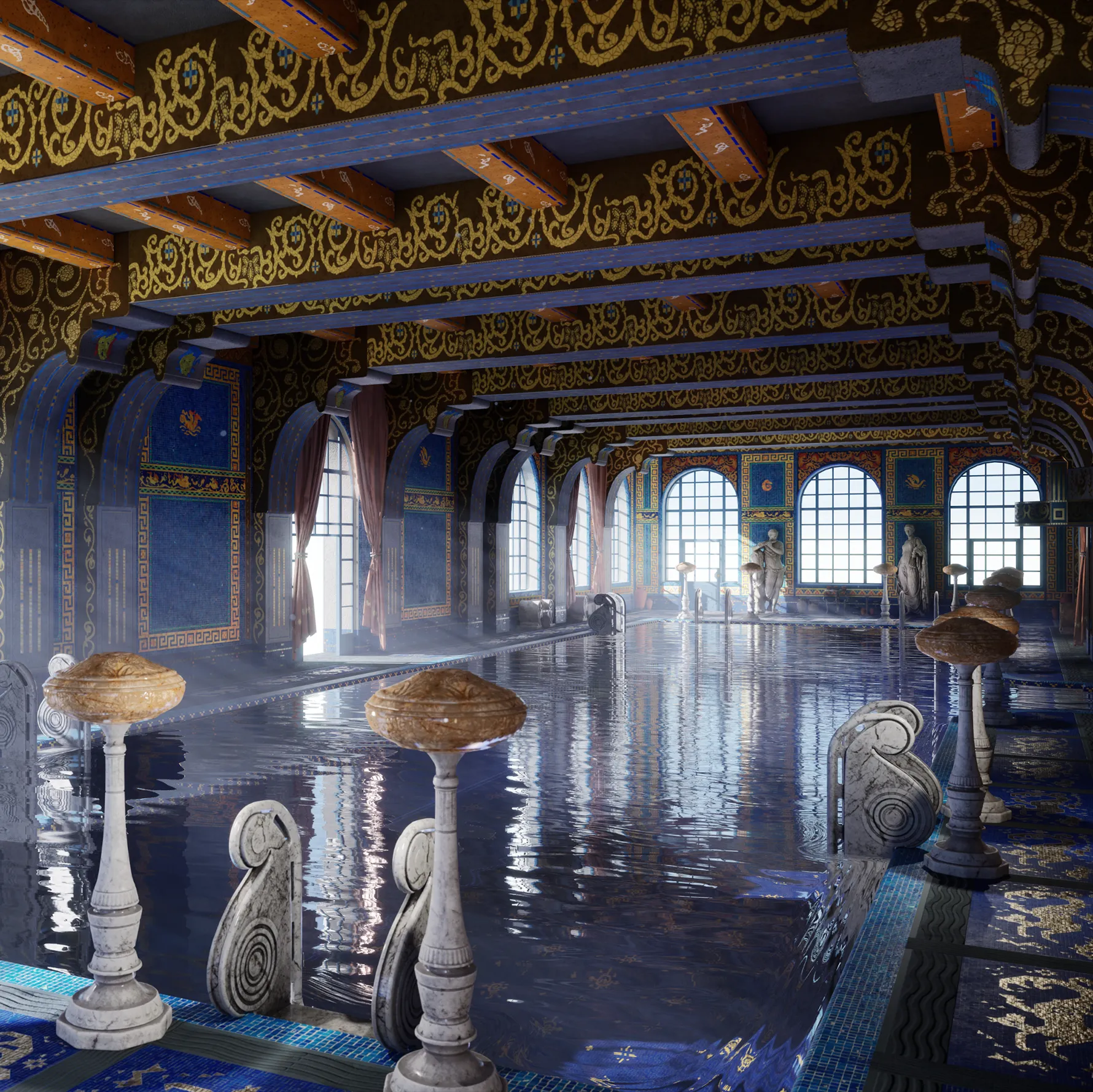 Roman Swimming Pool | Cosmos by Leartes